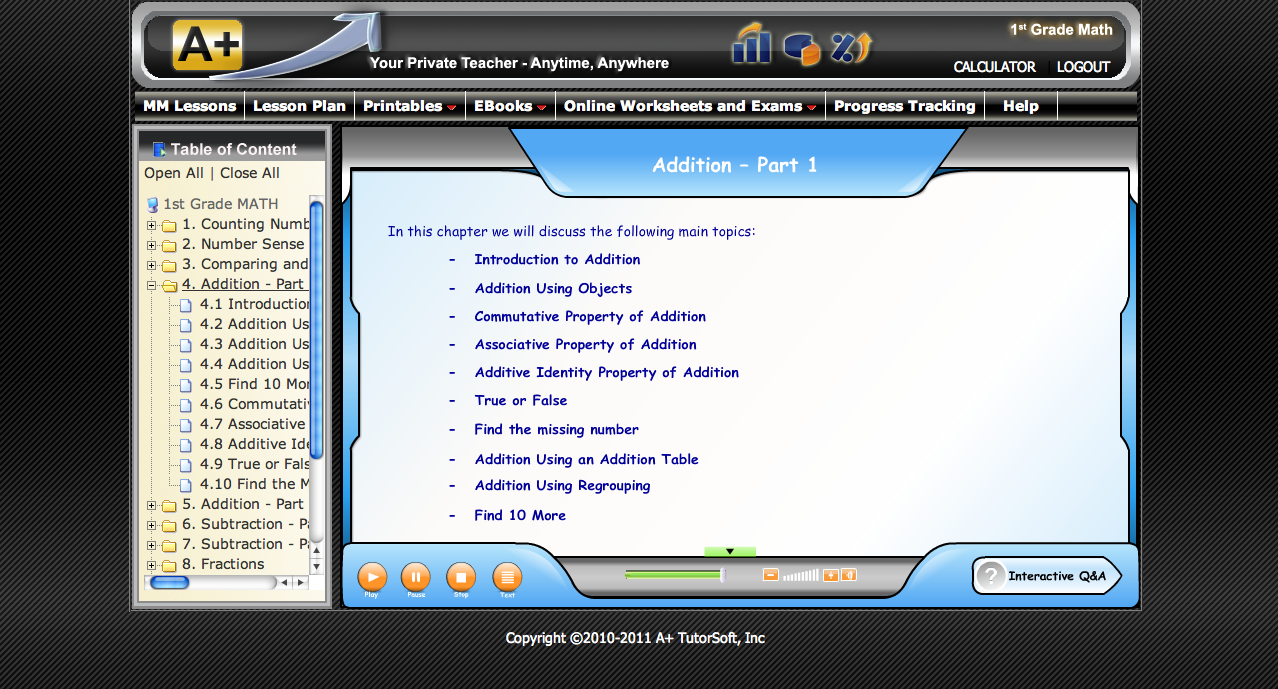 A Learning Journey: Schoolhouse Review: A+ Interactive Math Online ...