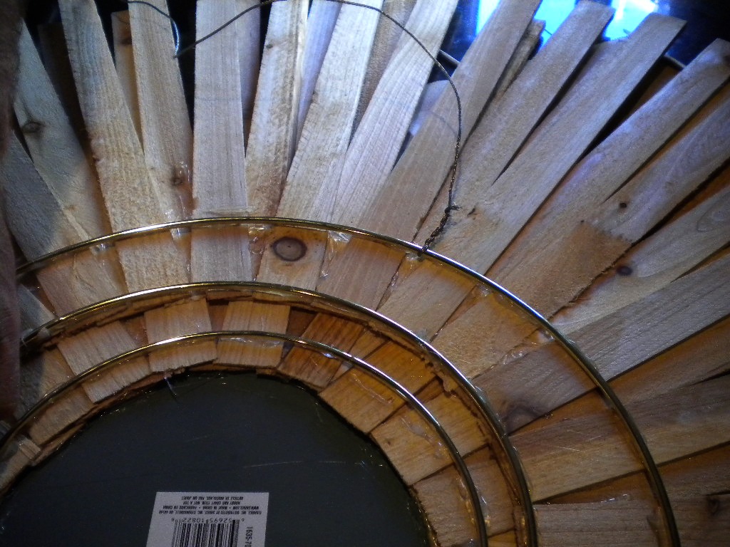 The Nested Home: Weatherproof Sunburst Mirror