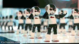 100 Dancing Robots | ULTRA GIFS