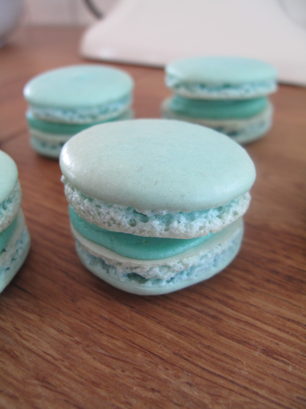Baby Blue Macarons