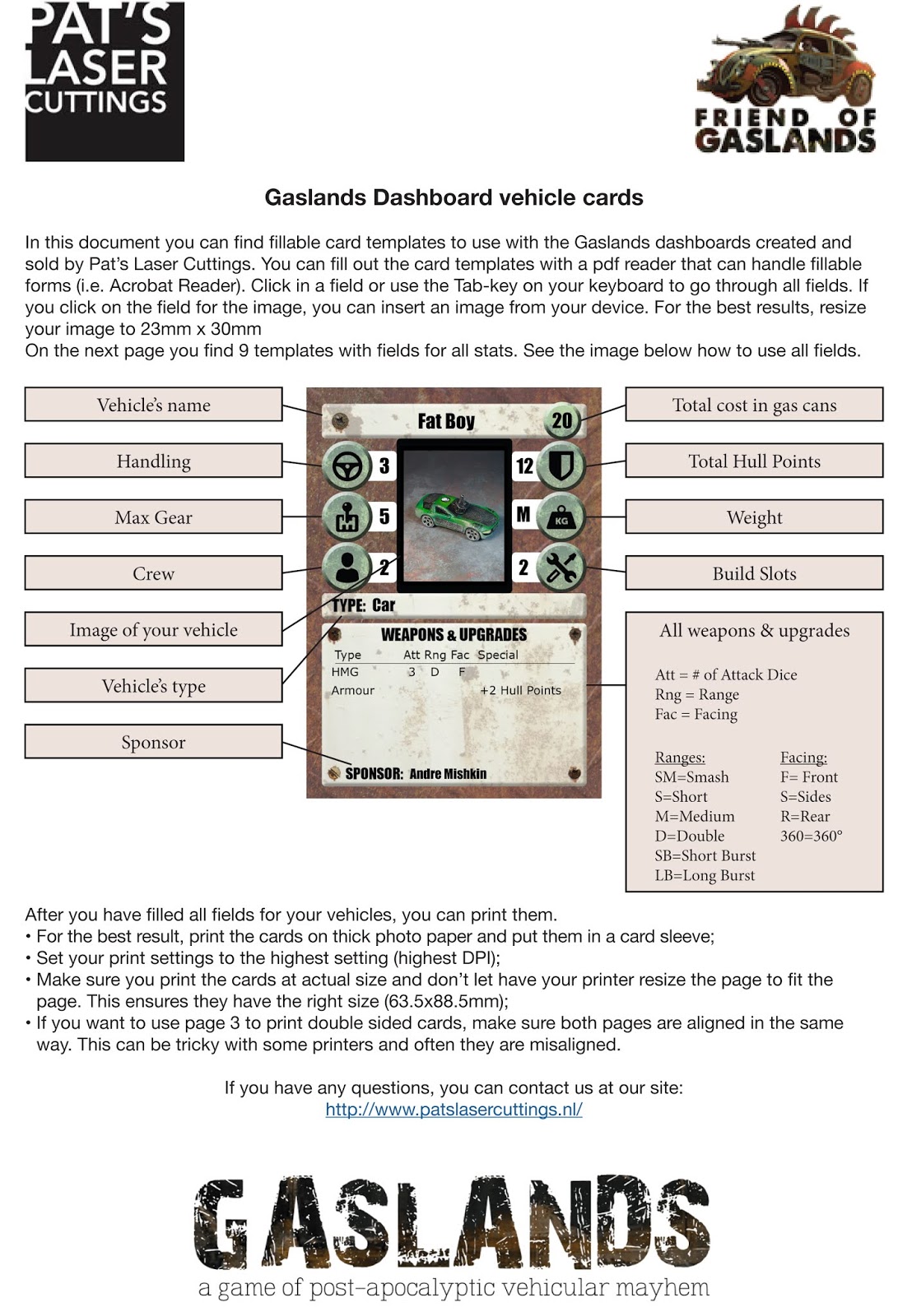 PAT´S LASER CUTTINGS