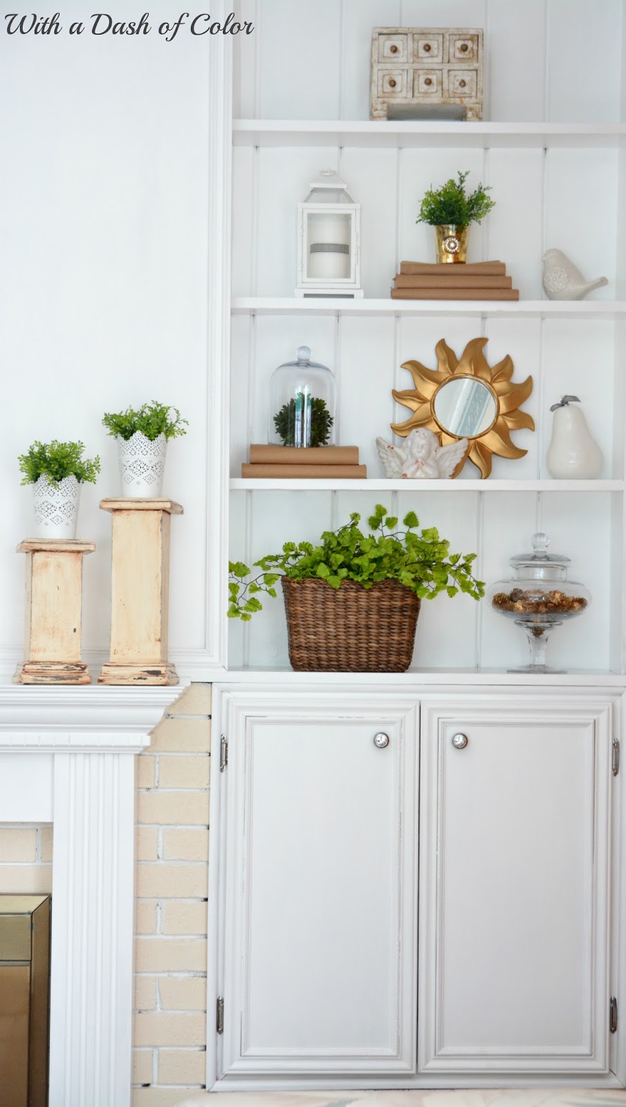 With a Dash of Color: Styling Bookcases