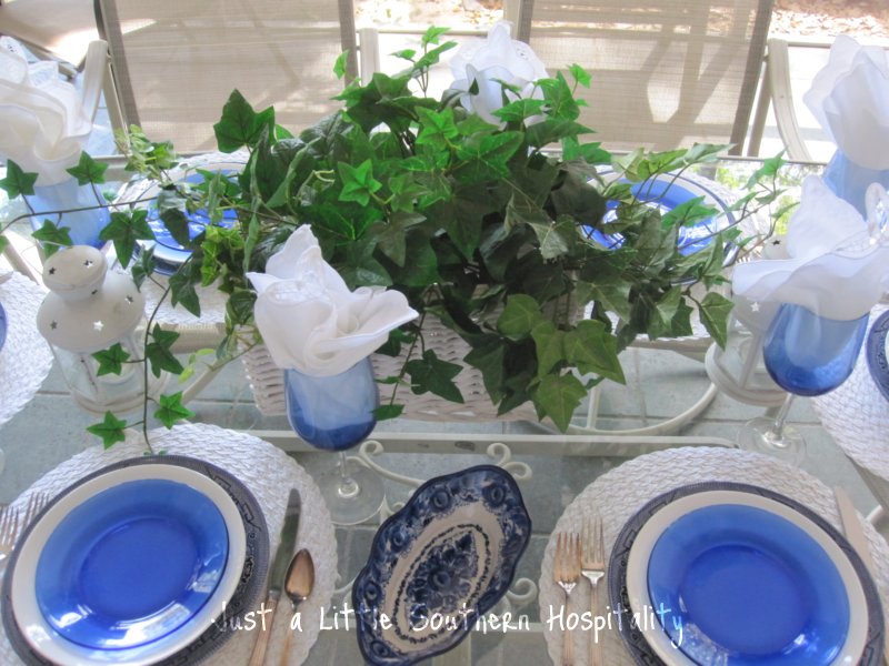 Just a Little Southern Hospitality: Cobalt Blue