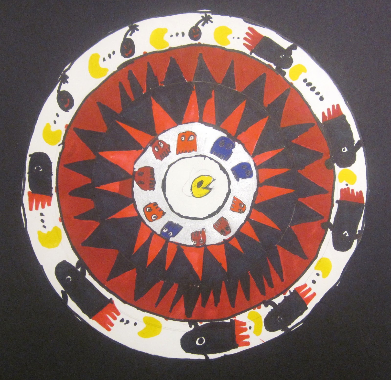 Art is Basic-- Art Teacher Blog: Radial Design-- 3rd/4th Grade