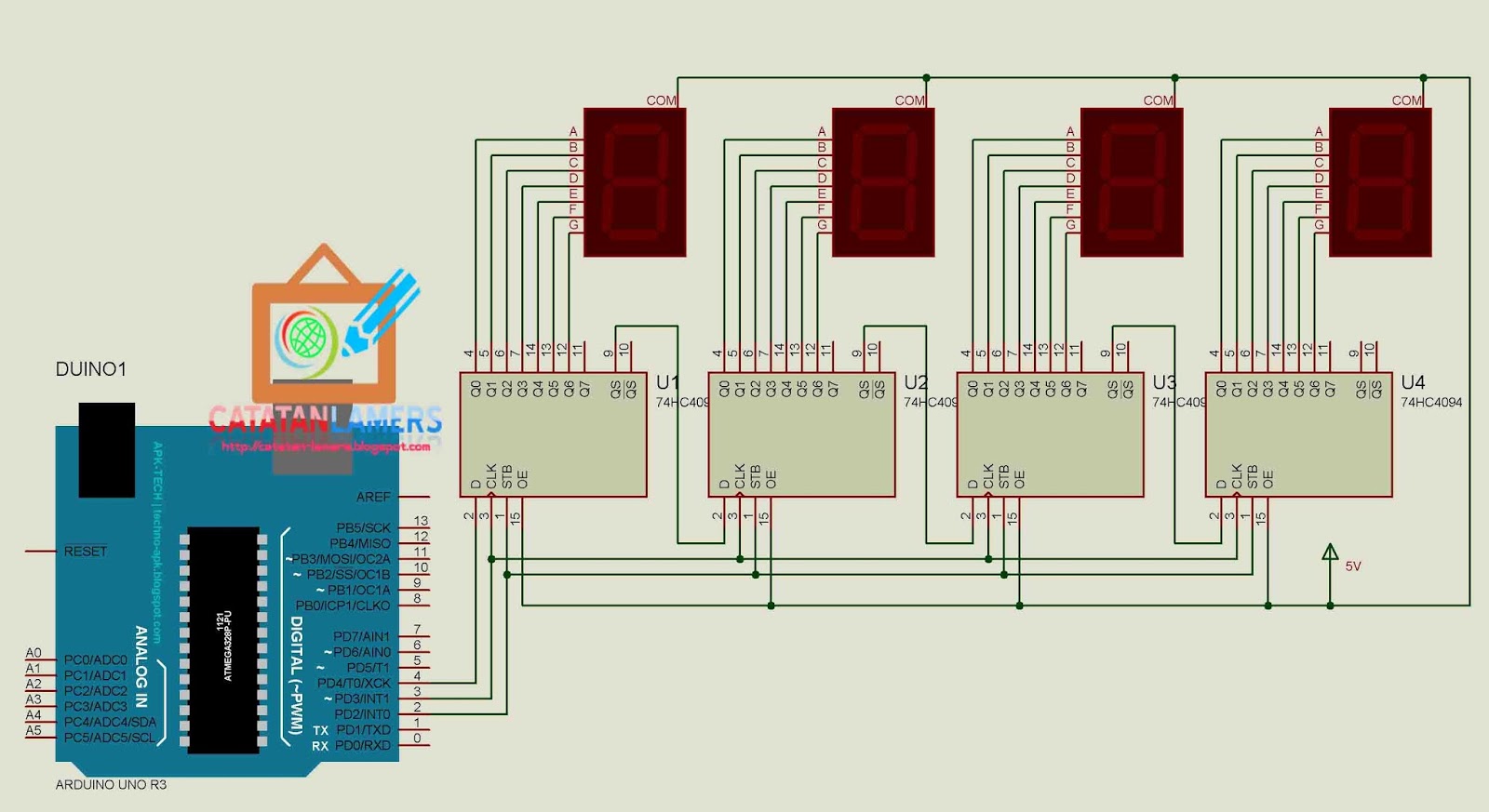 74hc595 Shift Register Tutorial Arduino With 7 Segment Youtube Images