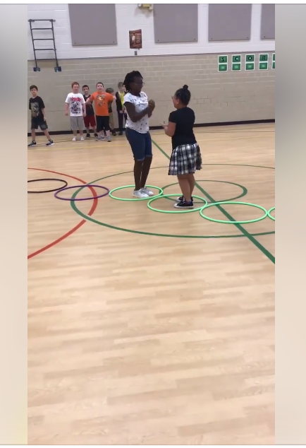 Kindergarten and Mooneyisms: It's Called the "Hoop Hop Showdown"