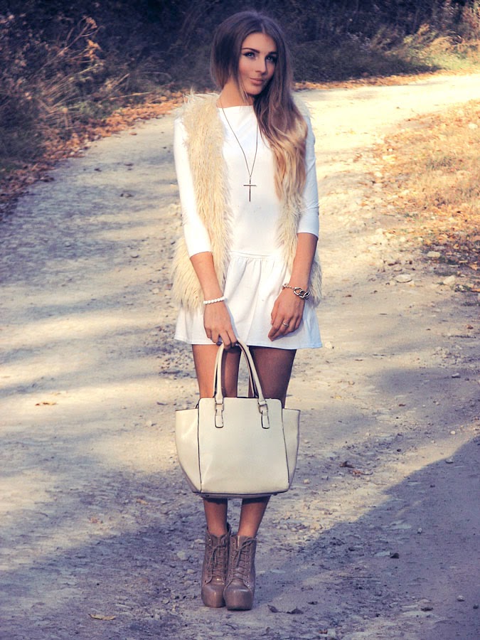 Styleev: WHITE DRESS | two looks.