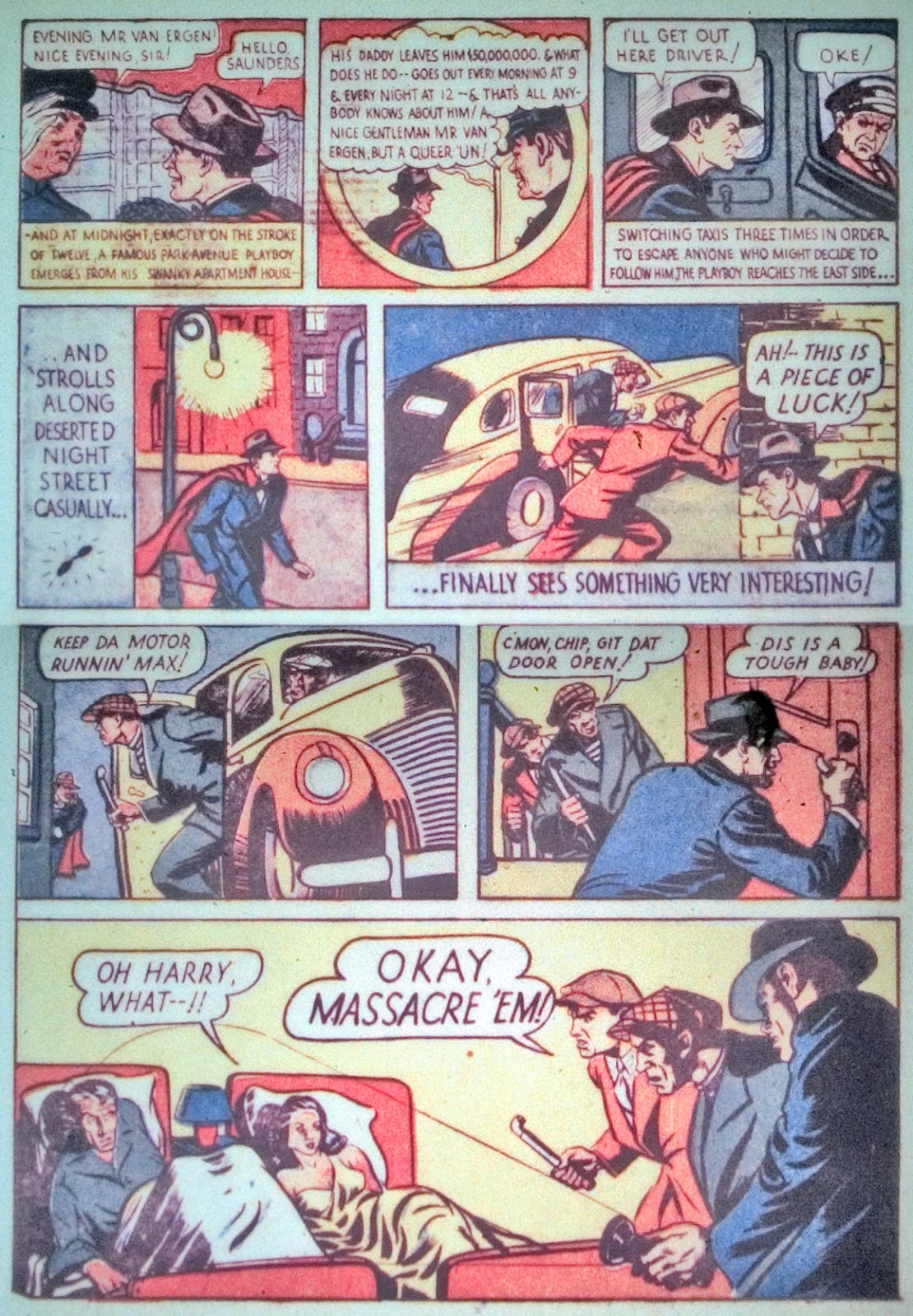 Four-Color Shadows: The Phantom Reporter- Sam Cooper-1940