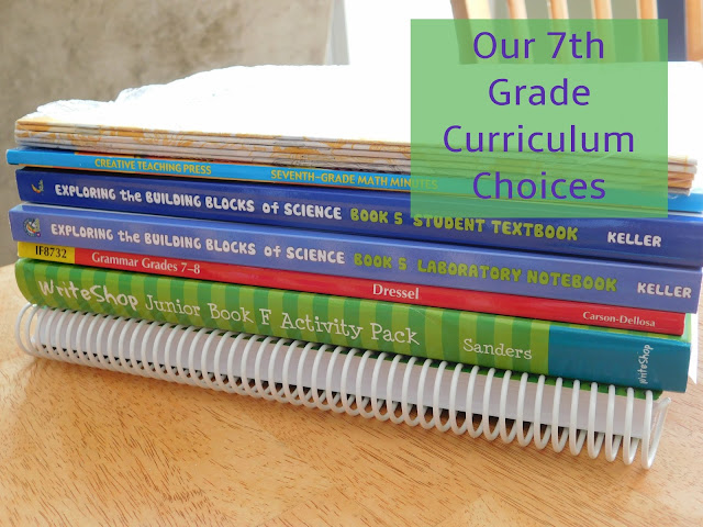 Our 7th Grade Curriculum