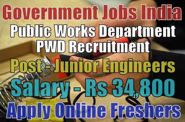 PWD Recruitment 2019 for 218 Junior Engineers Apply Here Now ...