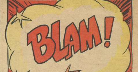 Blam! comic book sound effect