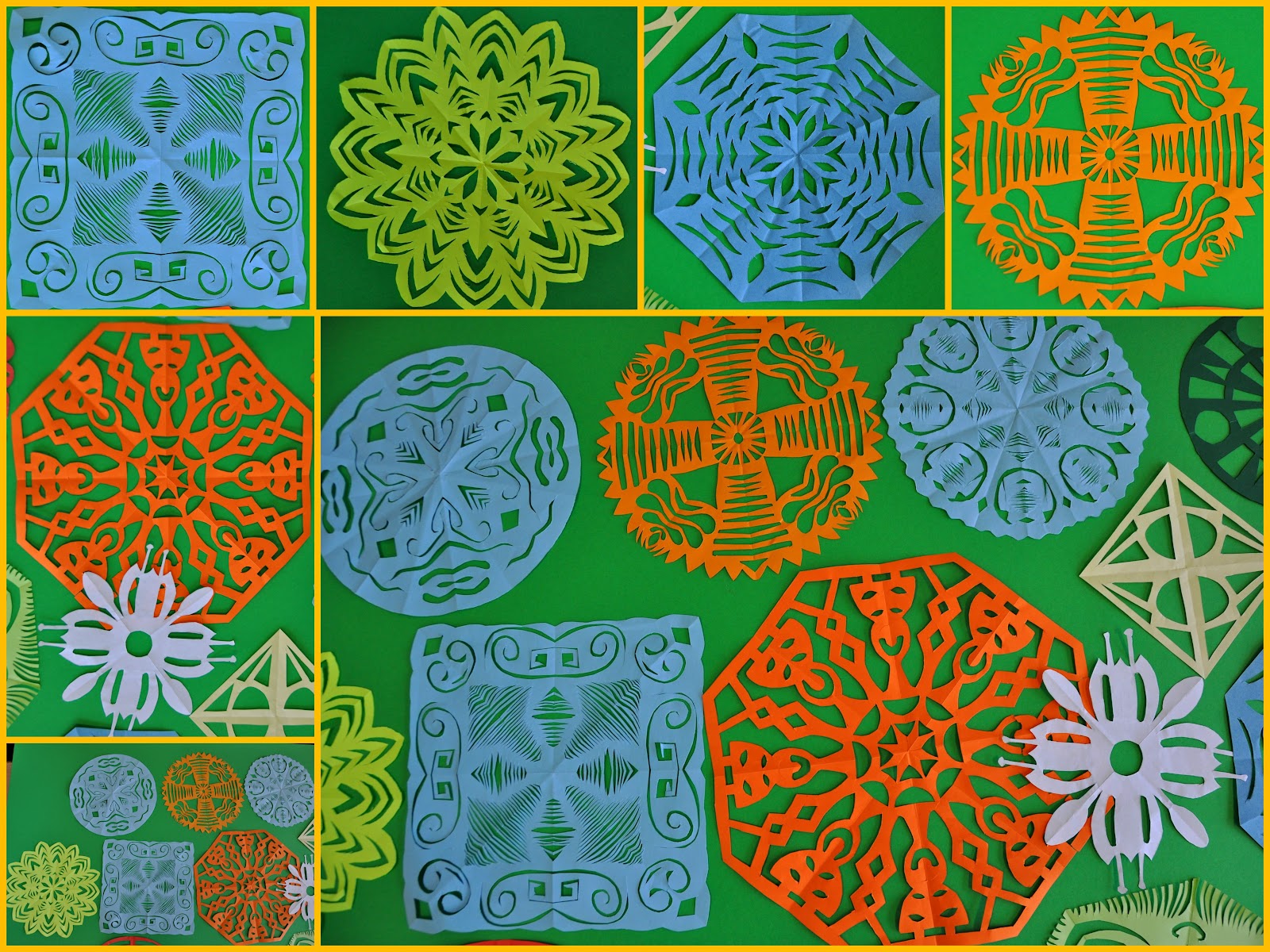 THE GARDENS OF MATHS: Symmetrical Paper Cut-Outs from Poland