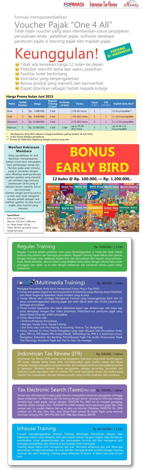 Trainning Pajak - Pustaka Lebah dan Lembaga Manajemen Formasi