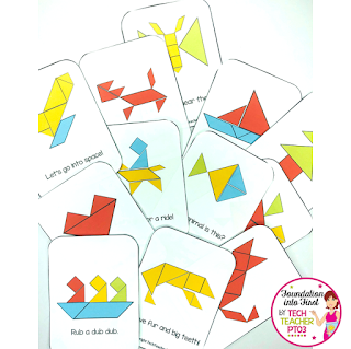Free Tangram Puzzle Card Download | Foundation into First