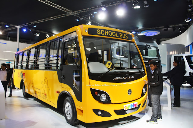ASHOK LEYLAND BUSES: ASHOK LEYLAND"S NEW SUNSHINE SCHOOL BUS