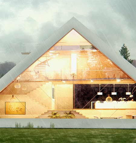 Pyramid Shaped House | Inspiring Design - S7eep