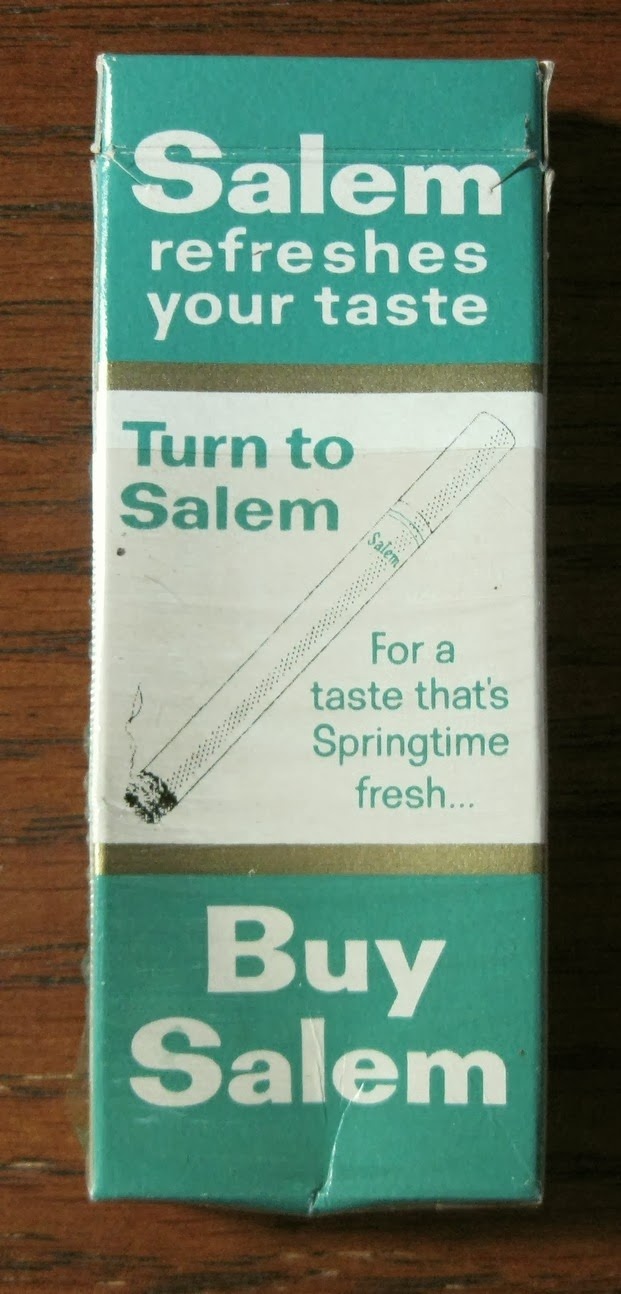 Bits and Pieces of My Life: Salem Cigarettes Sample Packs and Memories