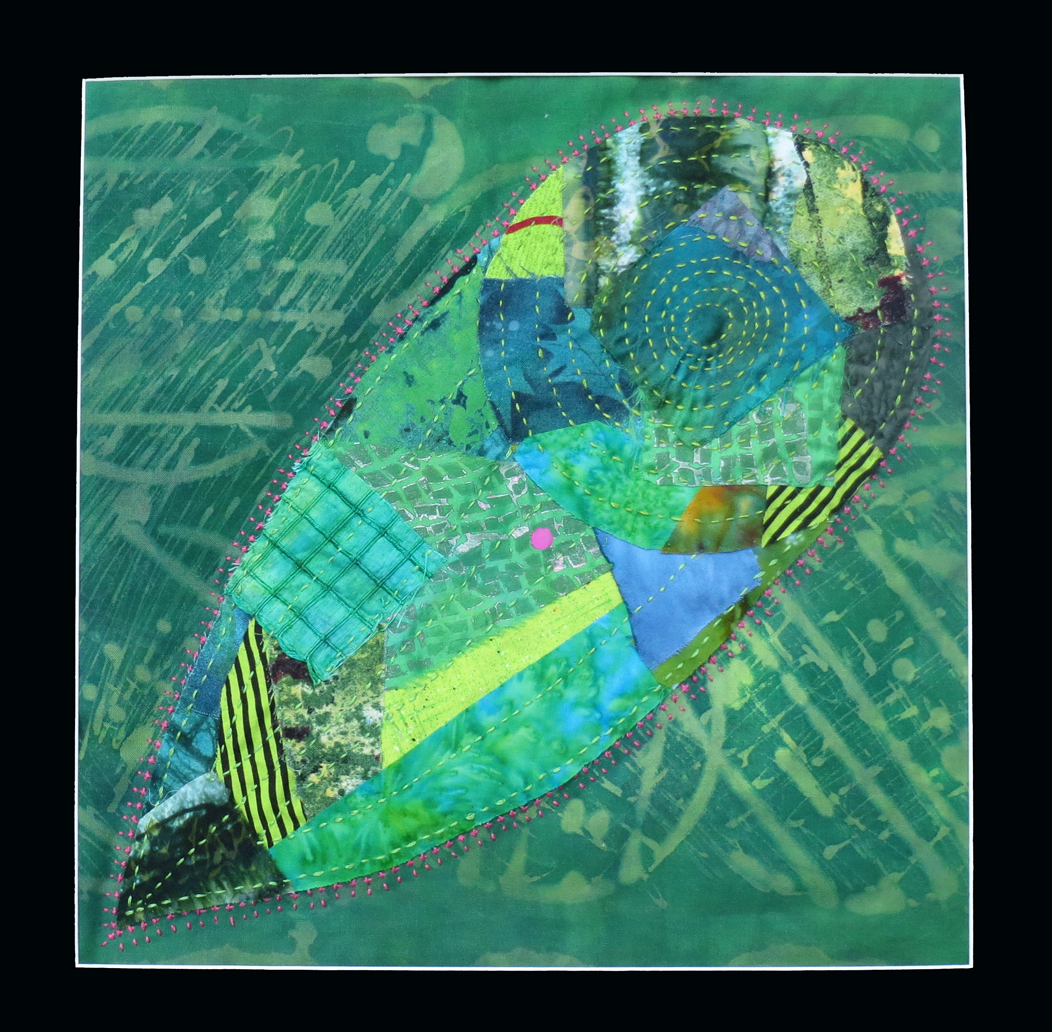 DEBORAH WEIR ••• FiberFly Textile Art: Collage Interpretation