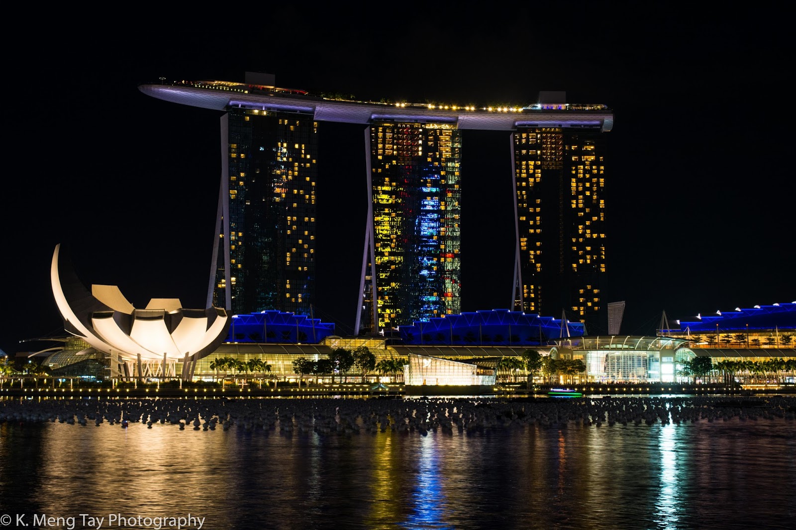Meng's Travels: Night Scenes Around Marina Bay