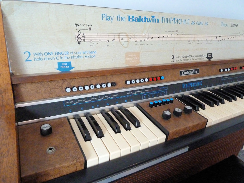 MATRIXSYNTH: VINTAGE 1970’S BALDWIN FUN MACHINE SN 7723-P-X