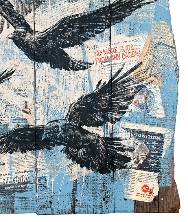 INSIDE THE ROCK POSTER FRAME BLOG: Ben Horton As The Crow Flies Print ...