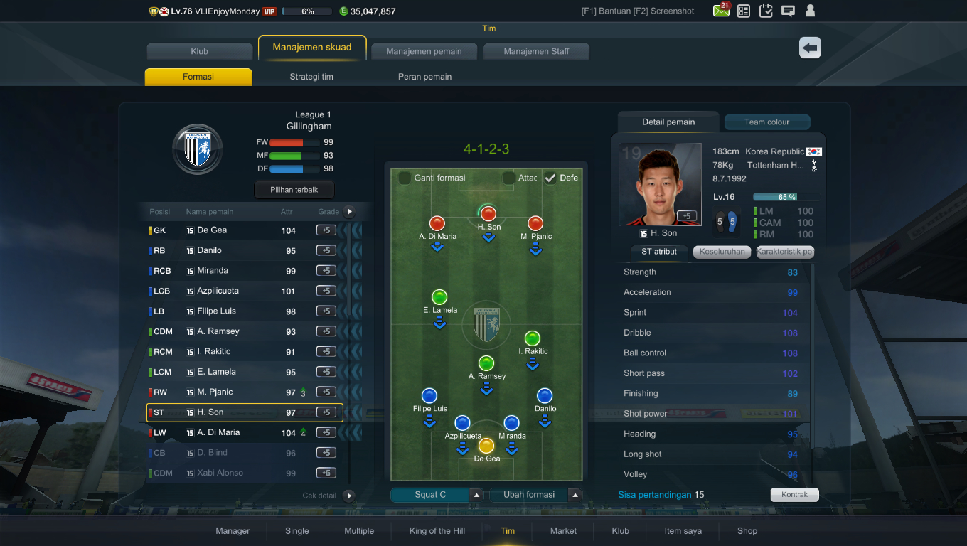 Strategy FIFA Online 3 Ranking Legendary A 1 vs 1