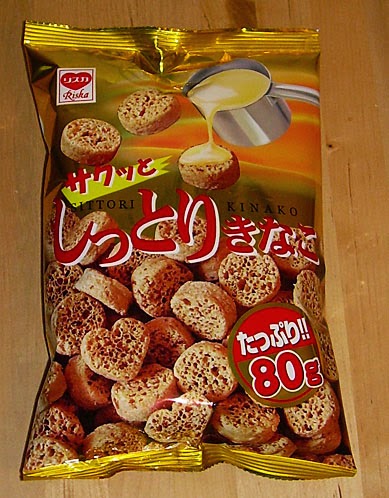 Japanese Snack Reviews: Riska Shittori Kinako Snack