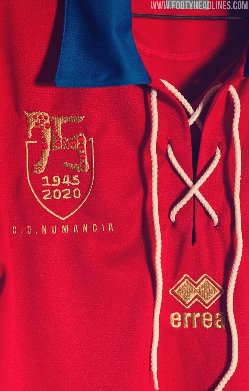 Pure Class | Numancia 2020 75th Anniversary Kit Released - Footy Headlines