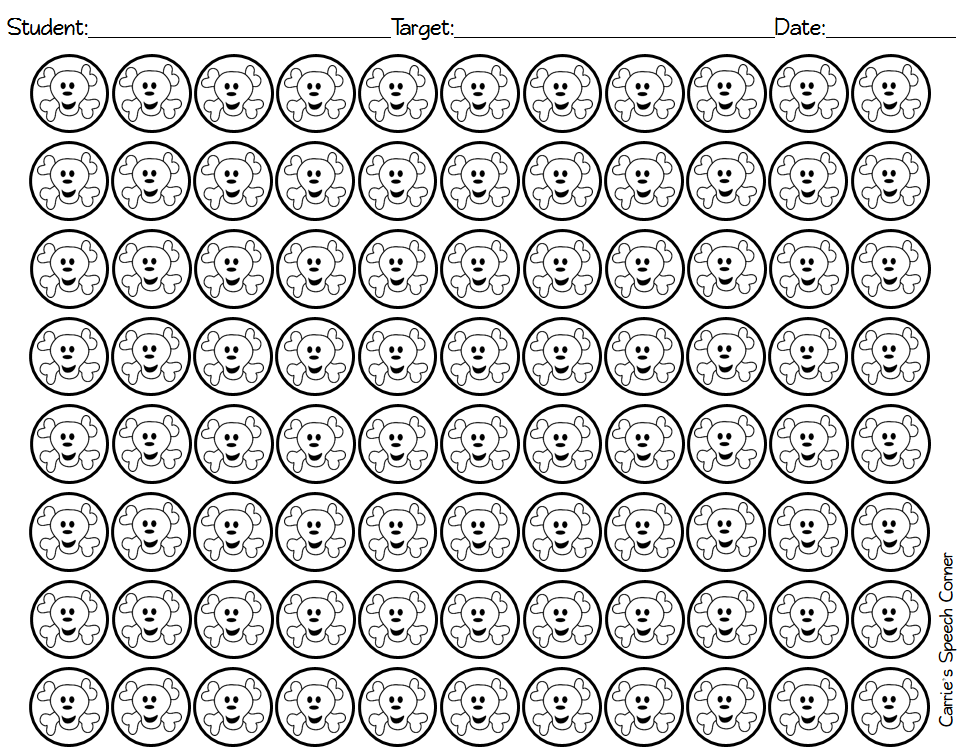 Carrie's Speech Corner: Seasonal Open Ended Dot Reinforcers