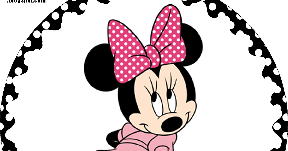 Minnie in Pink with Withe Polka Dots Party: Free Printable Cupcake ...