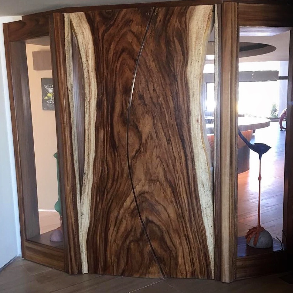 Tropical Exotic Hardwoods: ...well here's the finished Parota interior ...