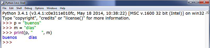 APRENDER A PROGRAMAR CON PYTHON: STRINGS