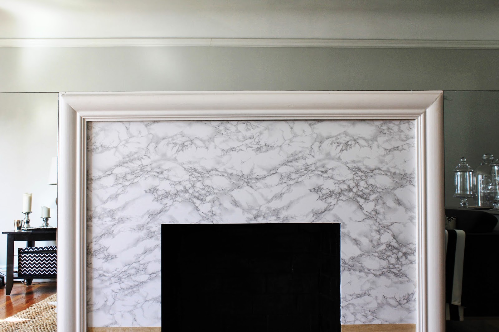 Cup Half Full: Fireplace Makeover