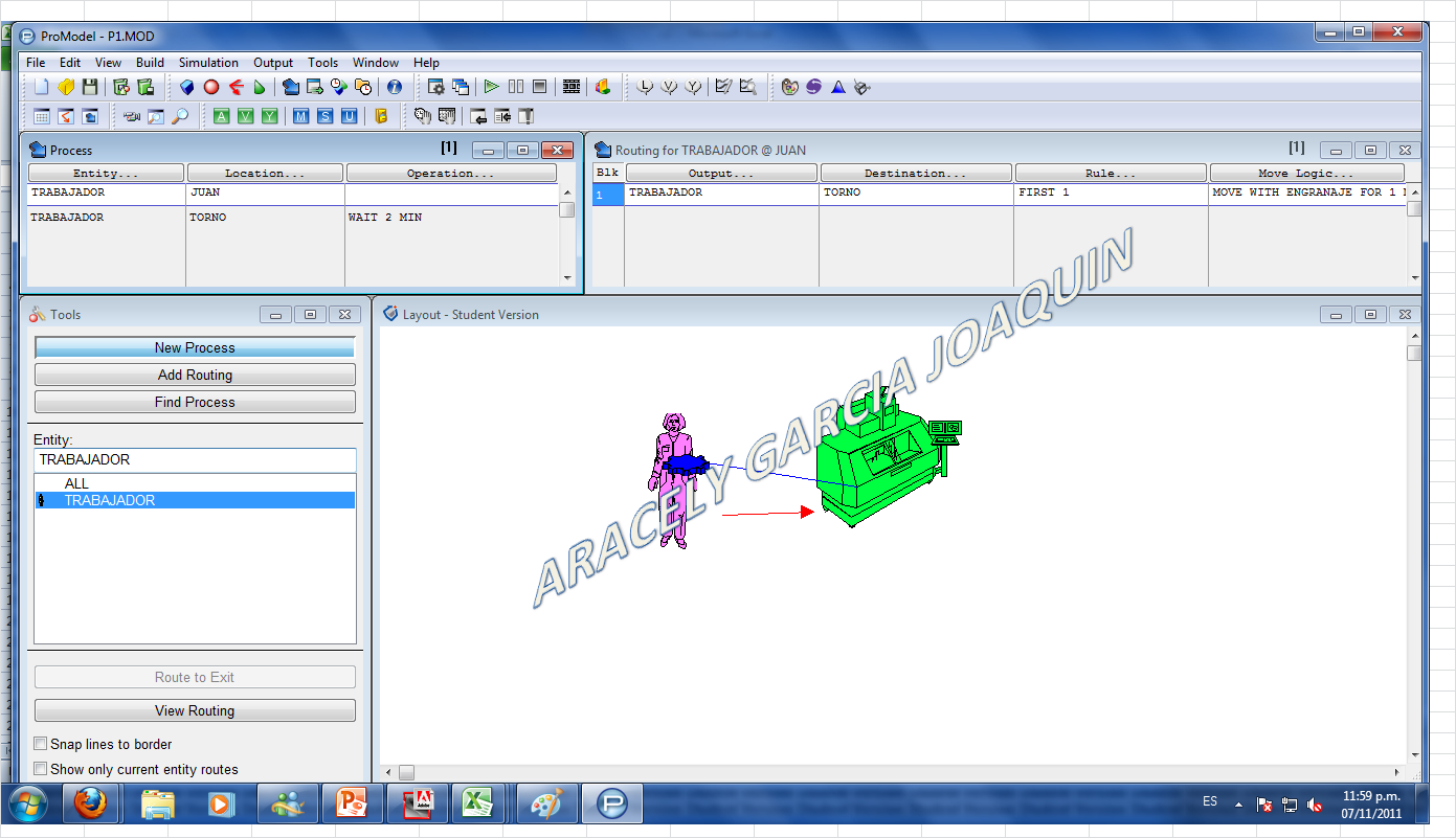 estudiodetrabajo-aracely: PROGRAMA PROMODEL 7.0