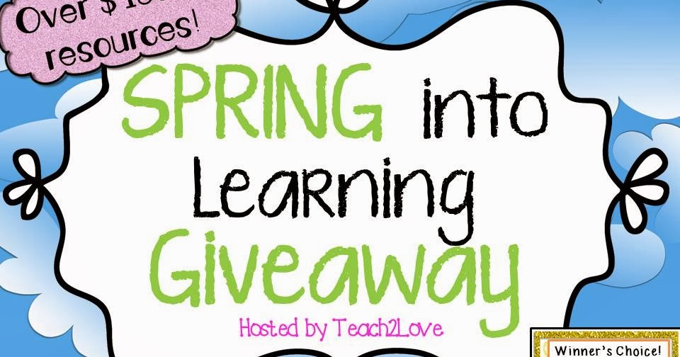 SPRING into Learning Giveaway! - Teaching to Love