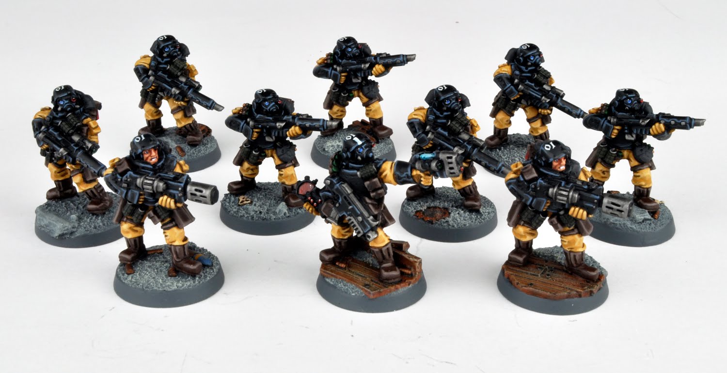 davetaylorminiatures: More Steel Legion Infantry!