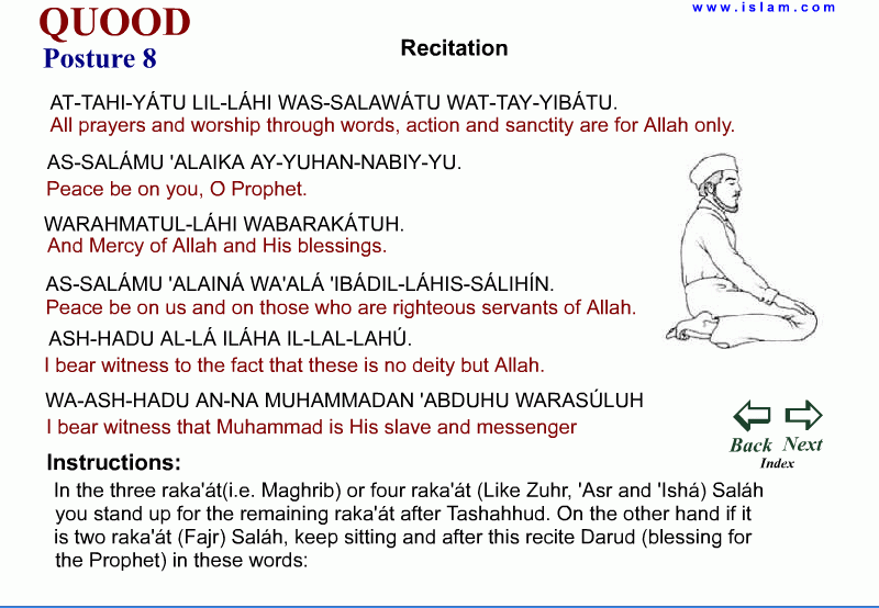Namaz (prayer) lesson. | Tajweed ul Quran