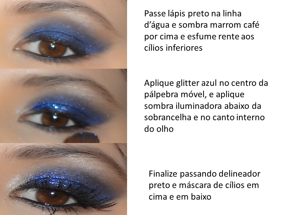 Blog da Janaina Honjoya: Tutorial: Maquiagem Azul Profundo