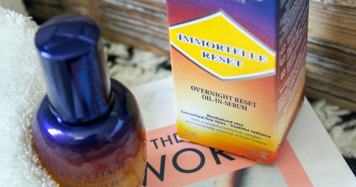 L'Occitane Overnight Reset Serum | Alice Anne