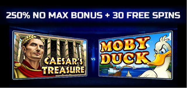 Casino Bonus USA: Slot Battle of Ages: 250% No Max Bonus and 30 Free ...