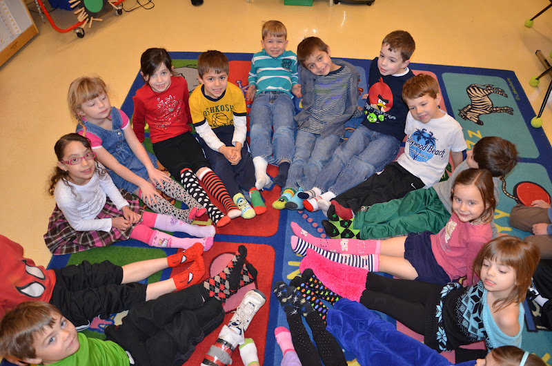 A Place Called Kindergarten: Crazy Socks Day