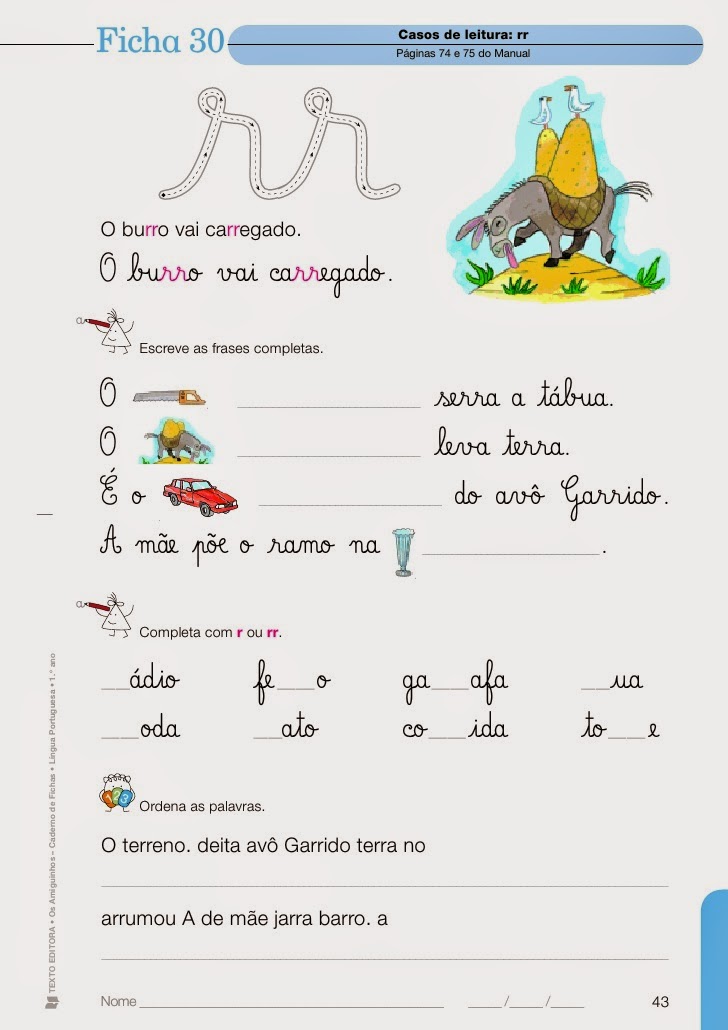 Crescer, aprender e sorrir! : casos de leitura: rr