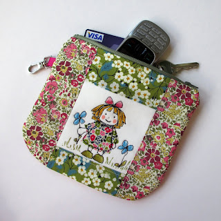 Flutterby Patch: Freestyle machine embroidery