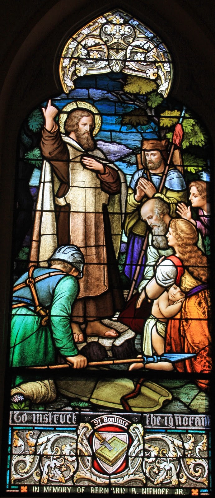 Snup's View From the Back Pew: Spiritual Works of Mercy Windows