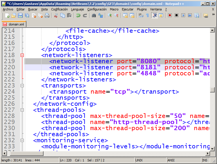 DESARROLLA SOFTWARE: Java Web: Problemas con el puerto 8080