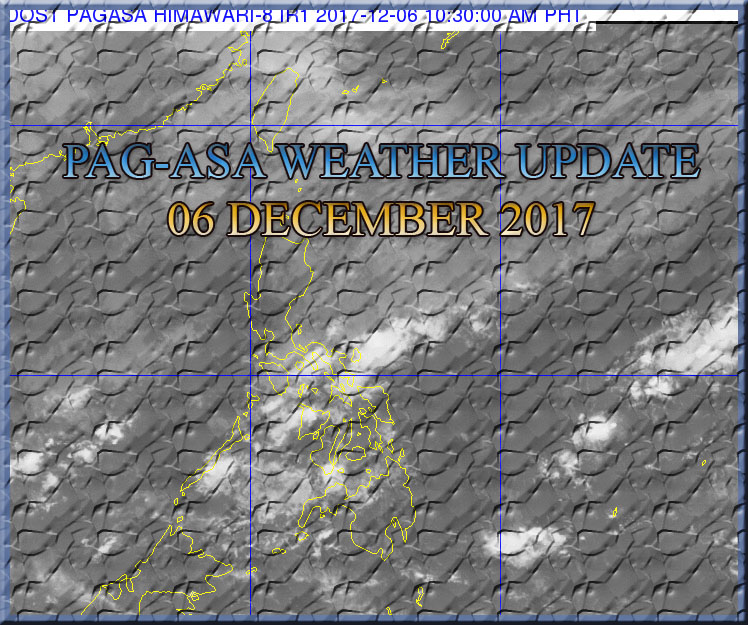 PAG-ASA Weather Update for 06 December 2017. - PH Trending