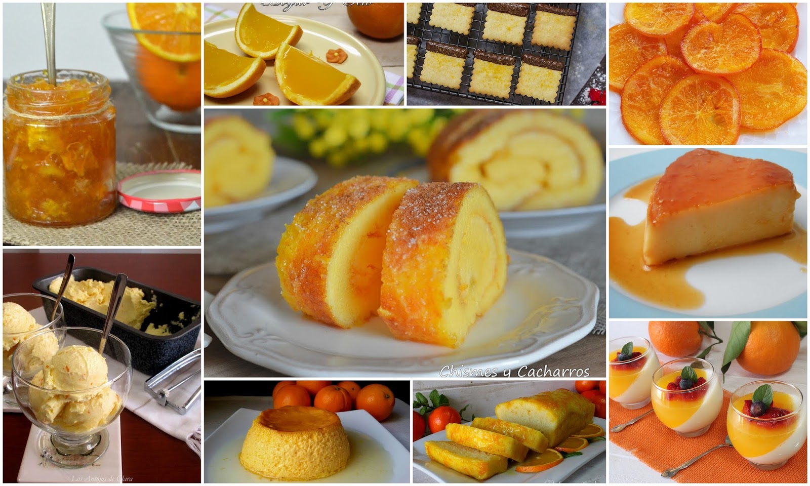 JULIA Y SUS RECETAS: Deliciosos dulces con naranja
