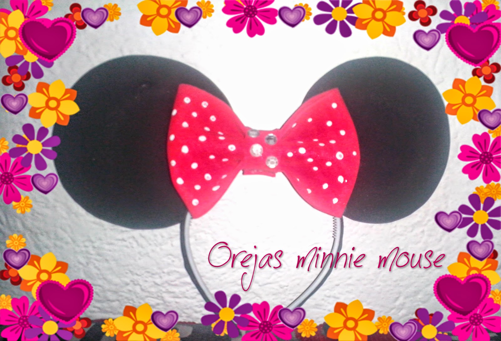 Bienvenidos: Orejas de minnie mouse /Minnie mouse ears