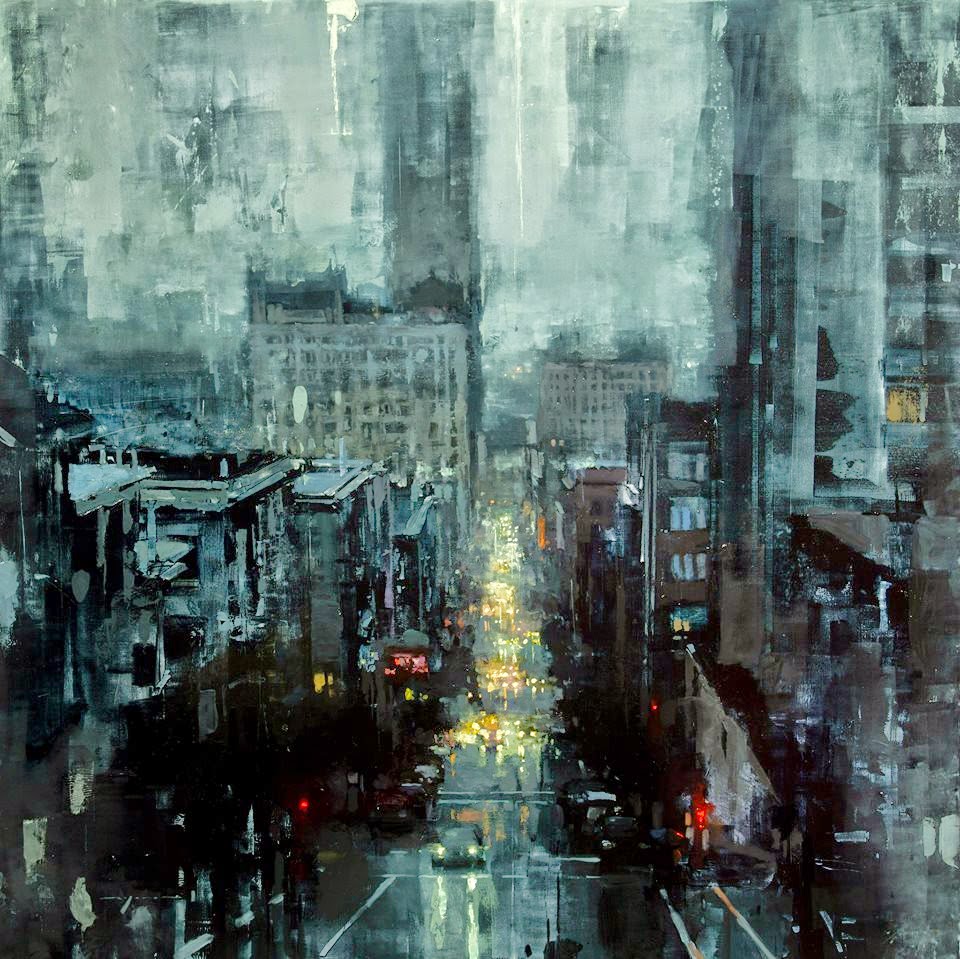 Jeremy Mann, 1979 | Cityscape / Figurative painter | Part. ² | Tutt'Art ...