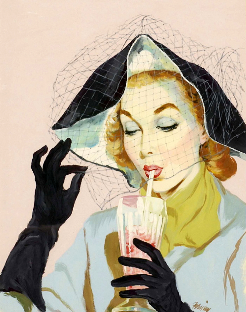 FiftiesGlamour: 1950s Advertising Art